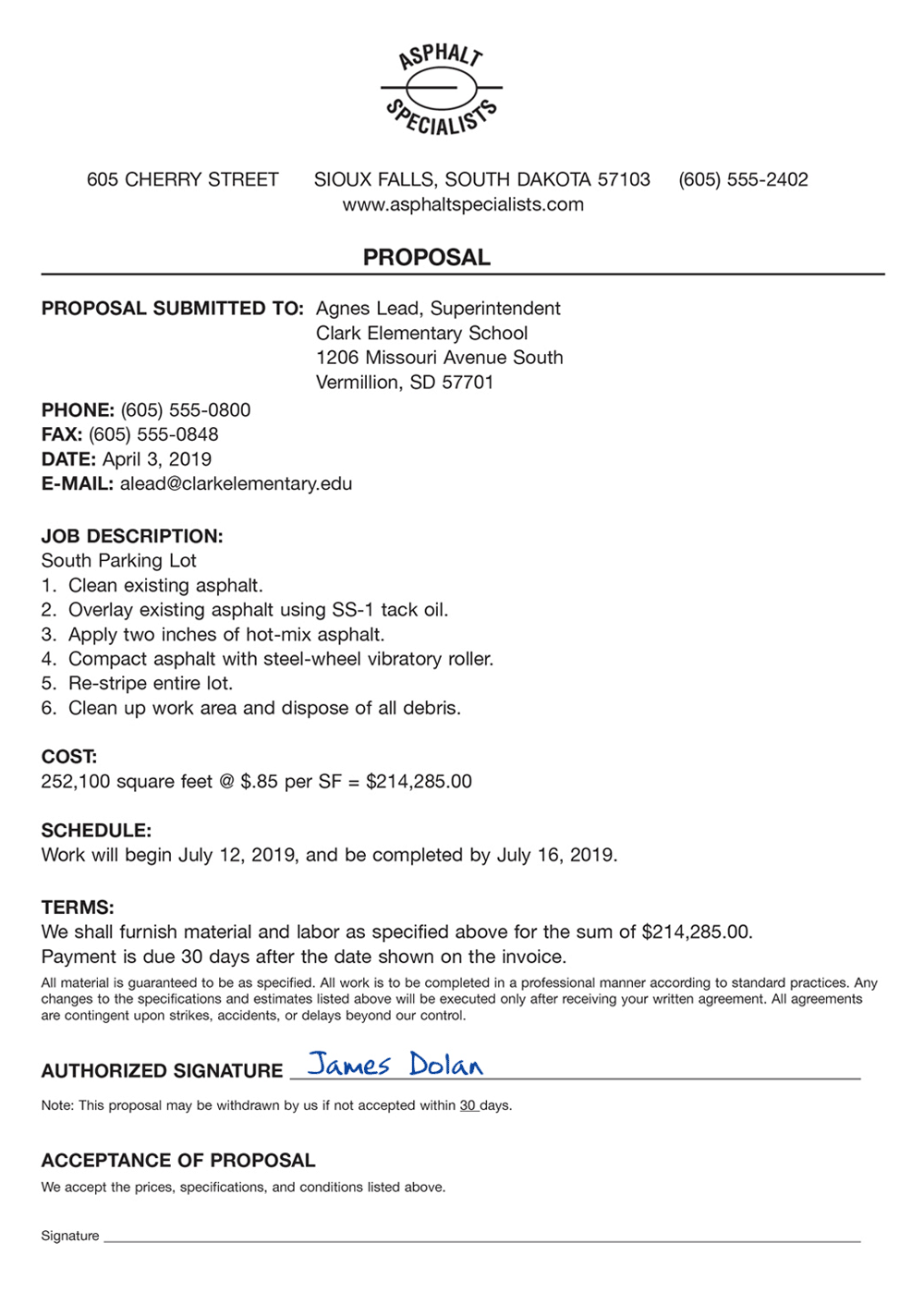 How To Write Up A Bid For A Job Job Retro